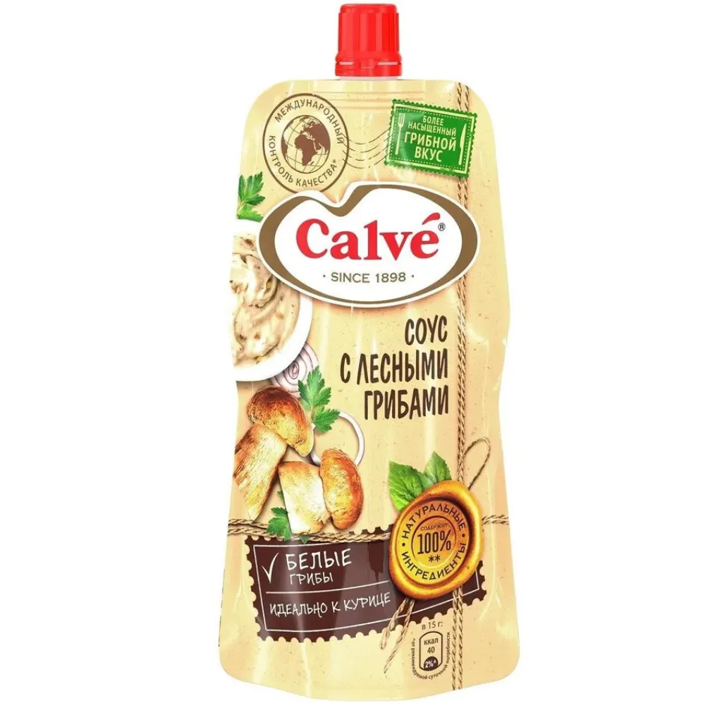 Соус Calve с лесными грибами купить недорого: низкая цена на соус calve ...